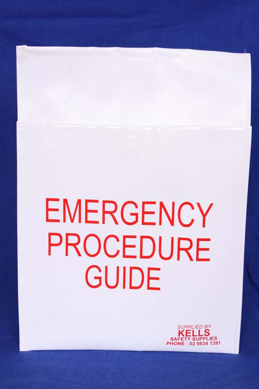 Emergency Procedure Guide Holder - Kells Safety Centre